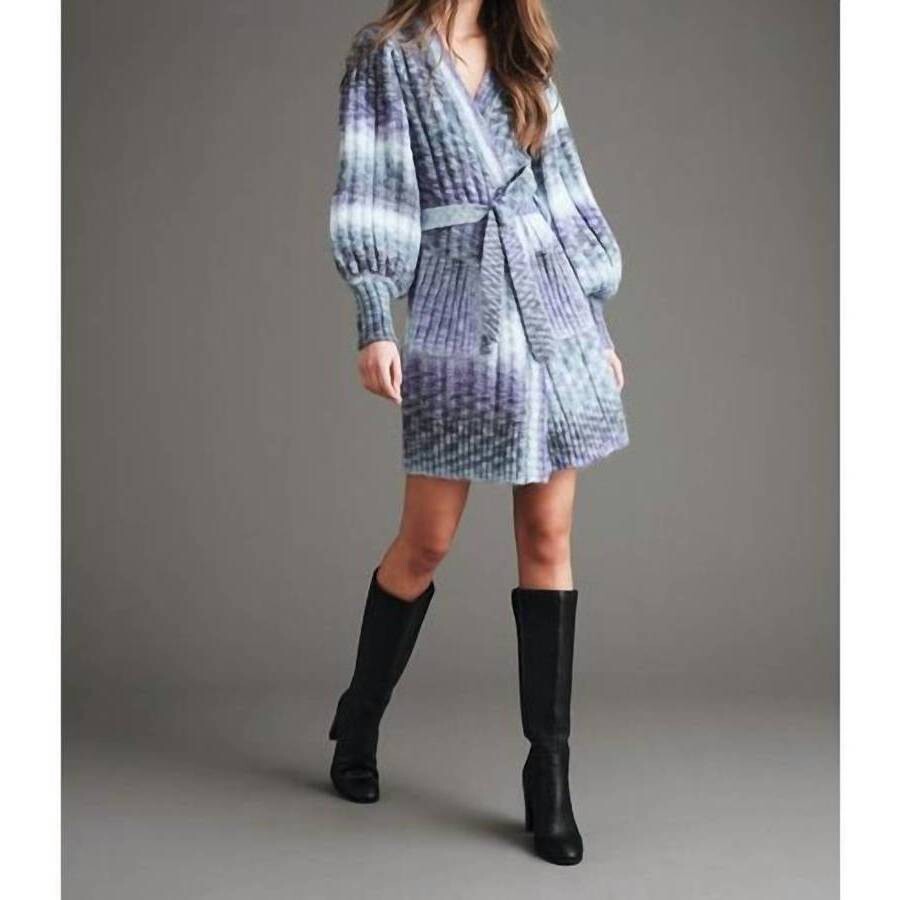 Haute Hippie Ladies Ivanna Blue Purple Ombre, Size Small 33275-Blue ...