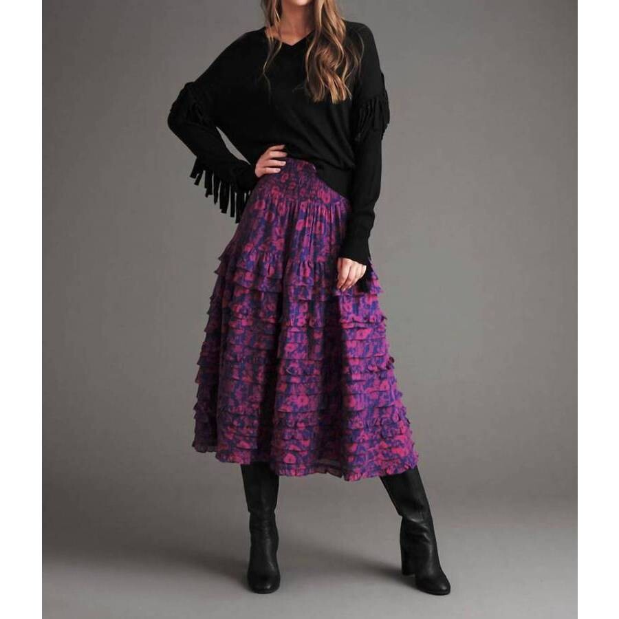 Haute Hippie Ladies Lola Fringe Vneck Sweat Black, Size Small 36327 ...