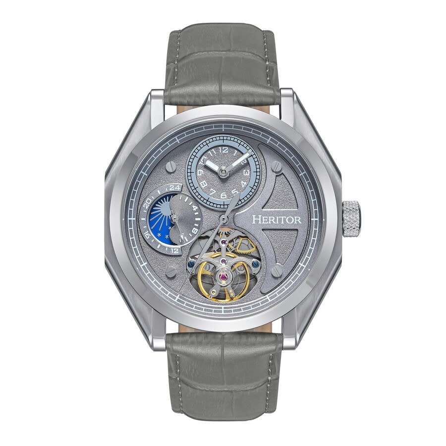 Heritor Antoni Automatic Grey Dial Men's Watch HERHS4304 840148811942 ...