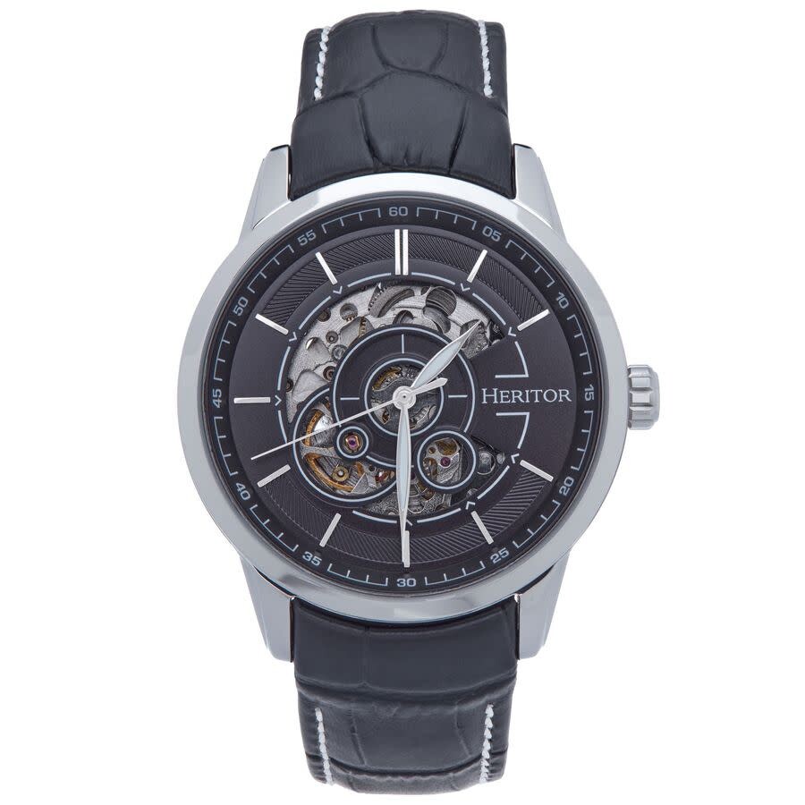 Heritor Davies Black Dial Men's Watch HERHS2502 840148807693 - Watches ...