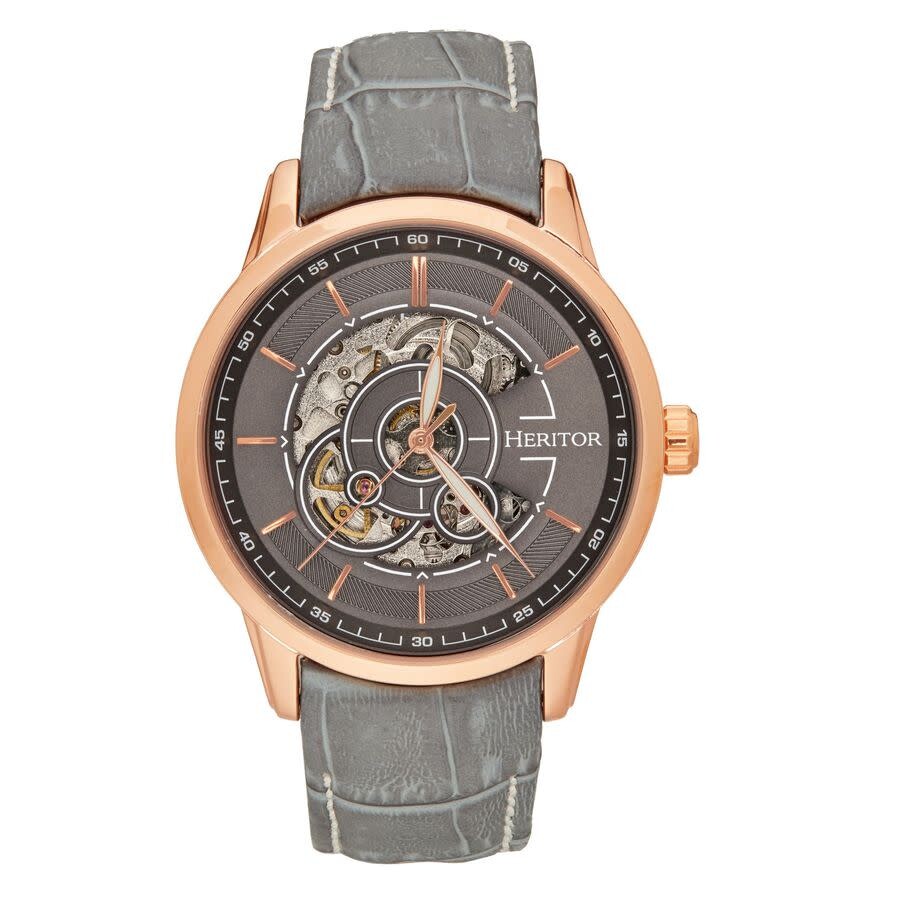Heritor Davies Automatic Grey Dial Men's Watch HERHS2505 840148807723 ...