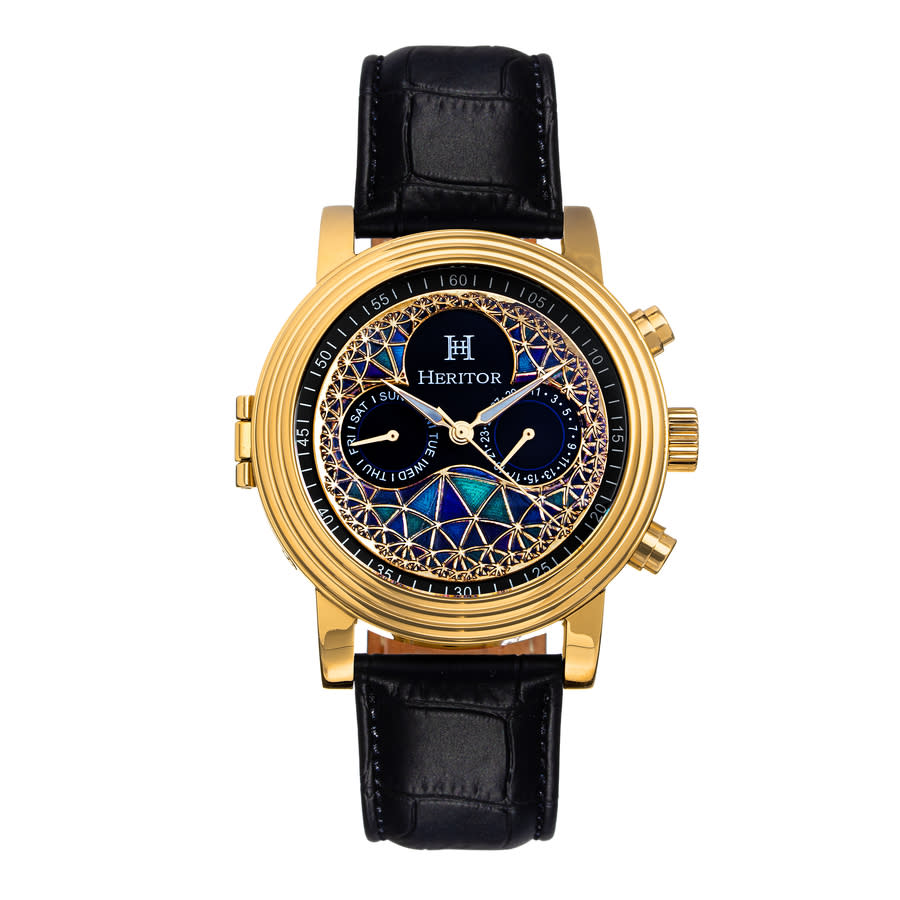Heritor Legacy Automatic Multi-Color Dial Men's Watch HERHR9703 ...
