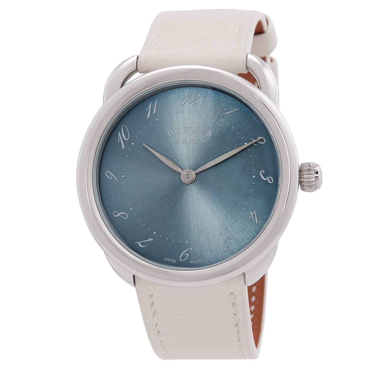 Hermes Arceau Quartz Blue Dial Watch 057267WW00 - Watches, Arceau ...