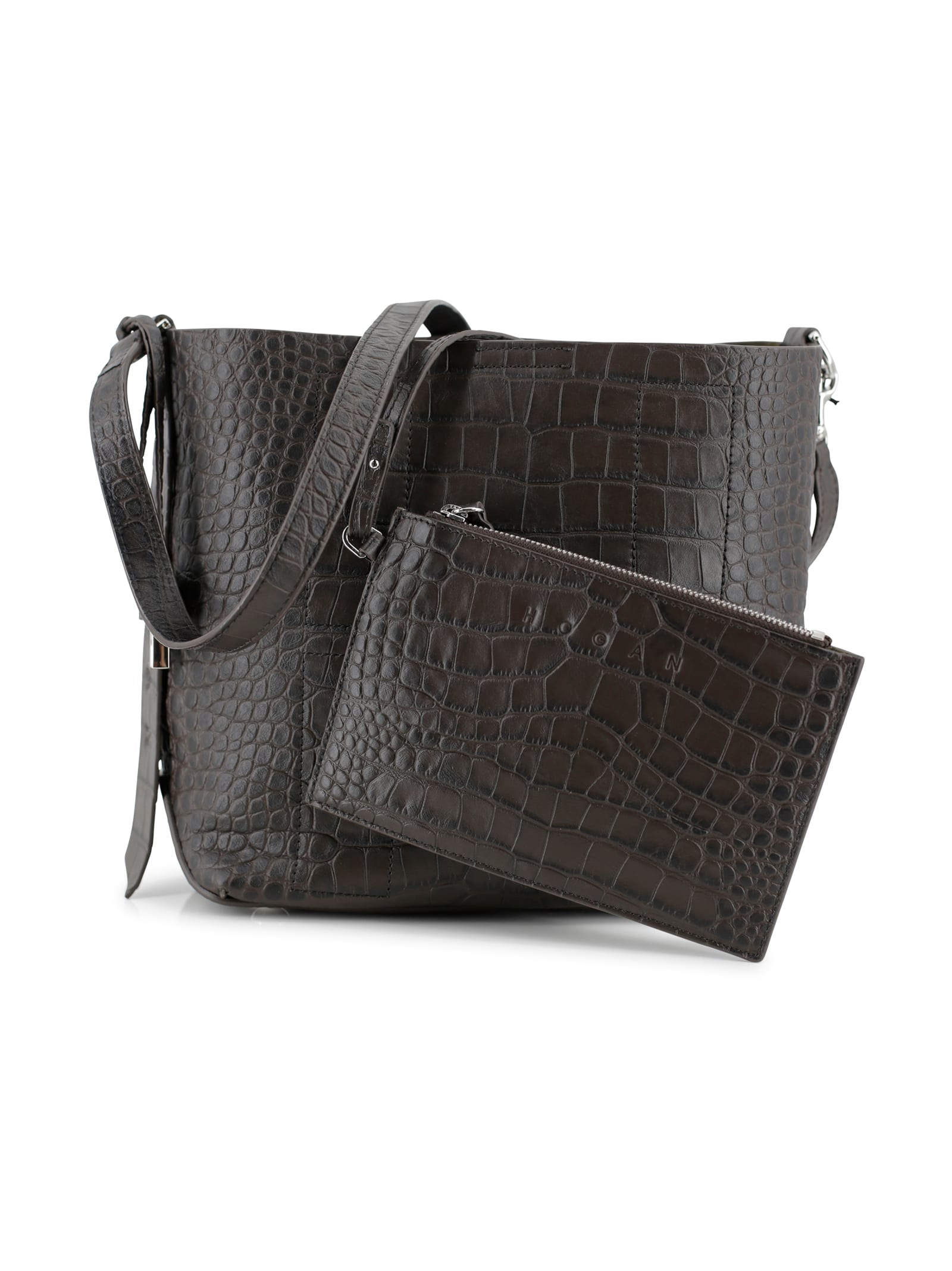 Hogan Hobo Bag KBW01RS0200UIDS808PALISSANDRO - Handbags - Jomashop