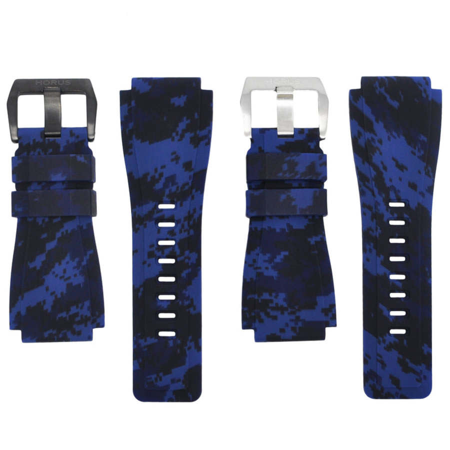 Horus Watch Straps For Bell & Ross BR-01 Integrated Ocean Digi Camo ...