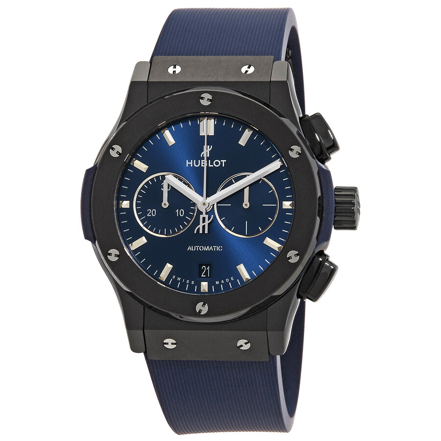 Hublot Classic Fusion Chronograph Automatic Blue Dial Men's Watch 541 ...