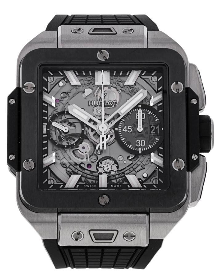 Hublot Square Bang Chronograph Automatic Men's Watch 821.NM.0170.RX ...