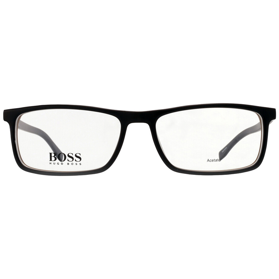 Hugo Boss Demo Rectangular Men's Eyeglasses BOSS 0765 0QHI 55 ...