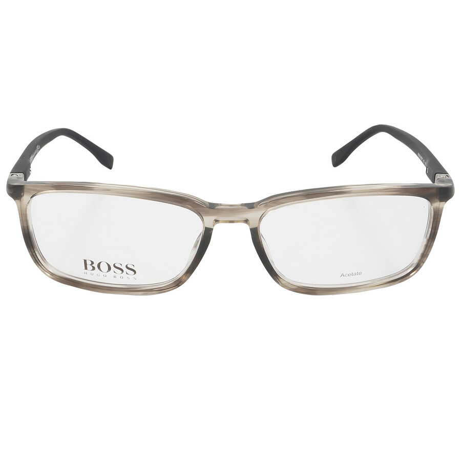 Hugo Boss Demo Rectangular Men's Eyeglasses BOSS 0963 0ACI 55 ...