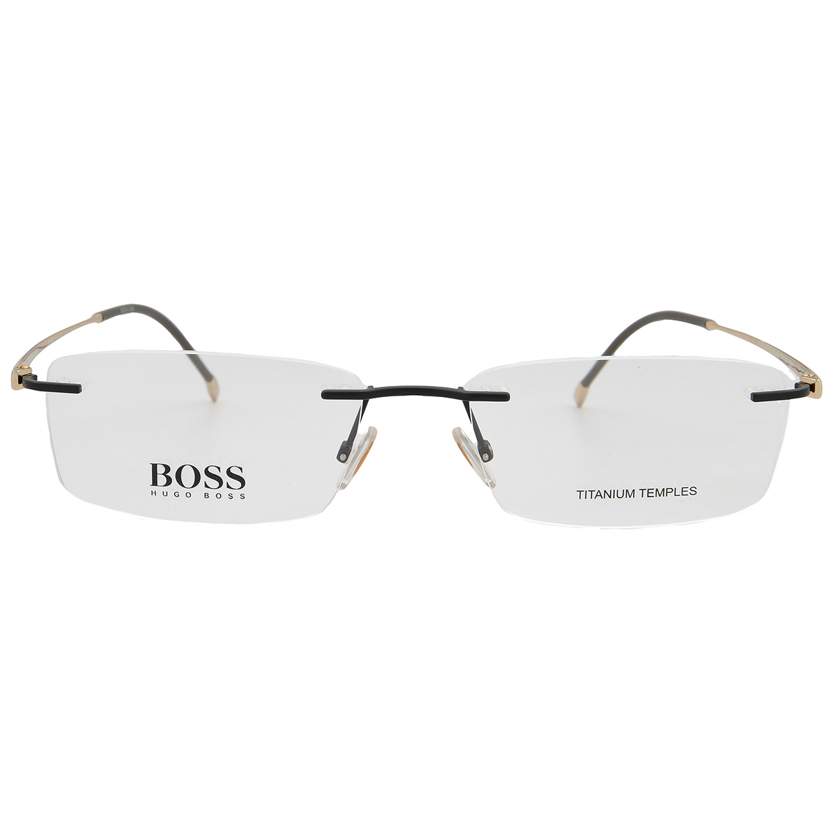 Hugo Boss Demo Rectangular Men's Eyeglasses BOSS 1266/B 0003 55 ...