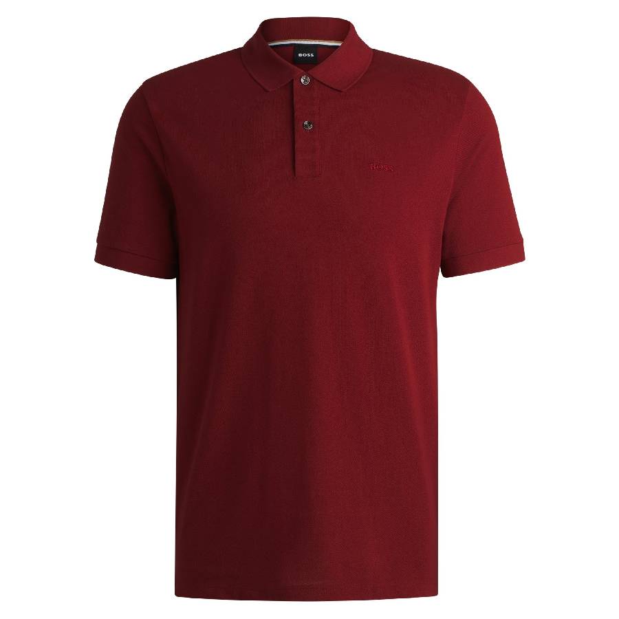 Hugo Boss Embroidered Logo Cotton Polo Shirt, Size Medium 50468362-618 ...