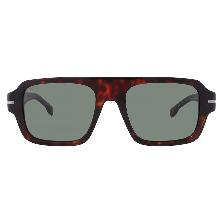 Hugo Boss Green Square Men's Sunglasses BOSS 1595/S 0086/O7 53 ...
