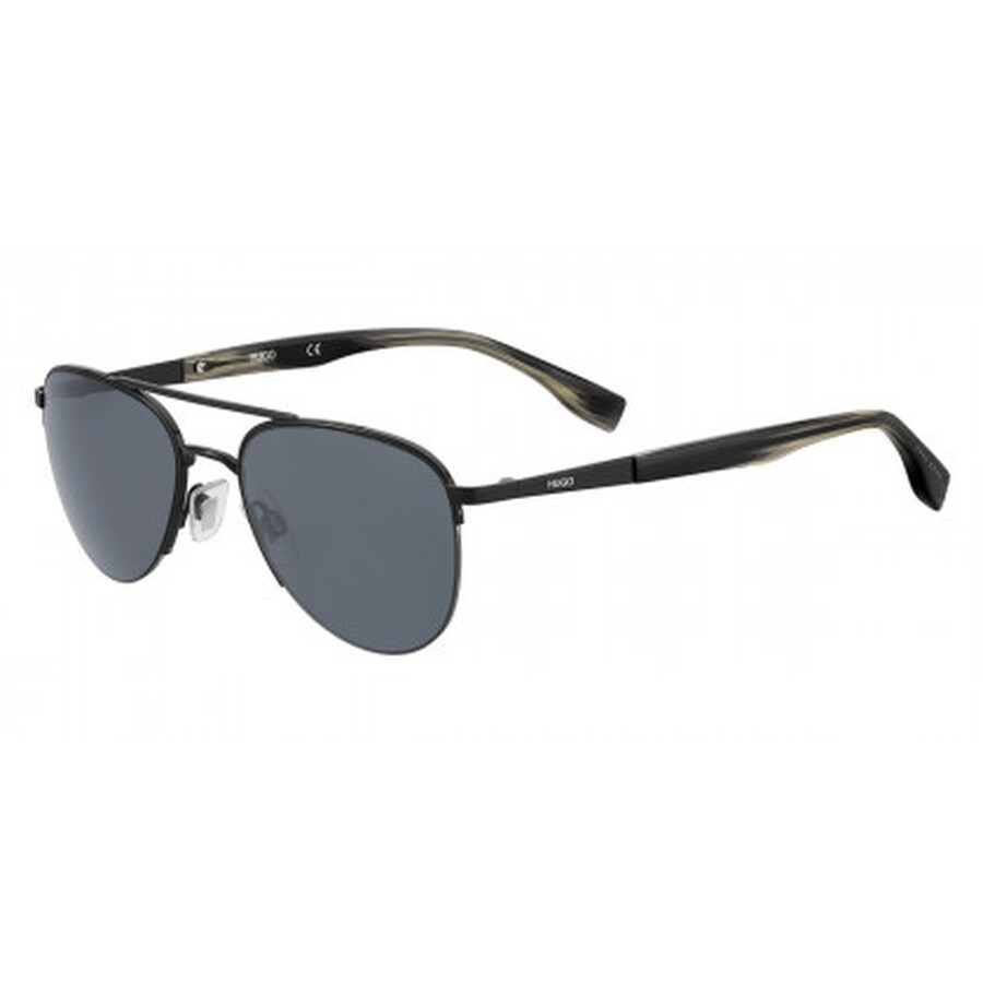 Hugo Boss Grey Pilot Men's Sunglasses HG 0331/S 0807/IR 55 716736096537 ...