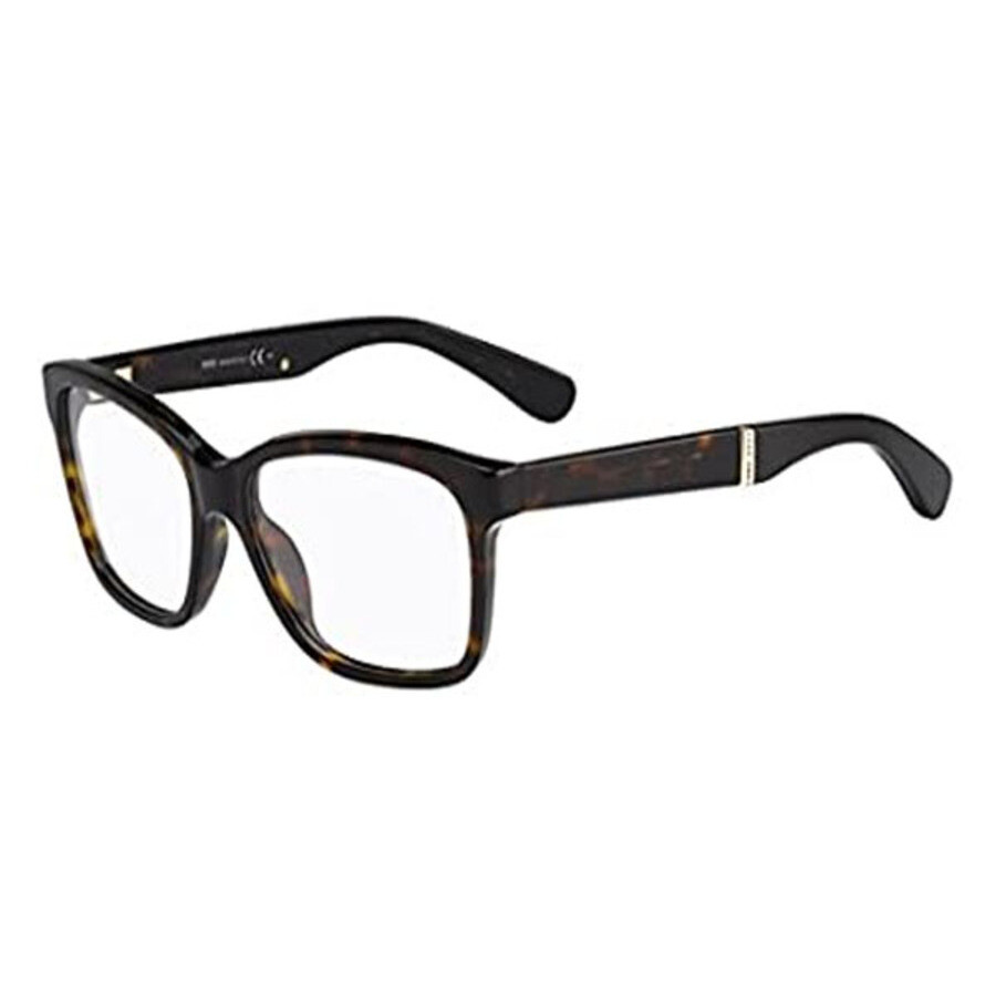 Hugo Boss Ladies Tortoise Square Eyeglass Frames BOSS057202JT0053 ...
