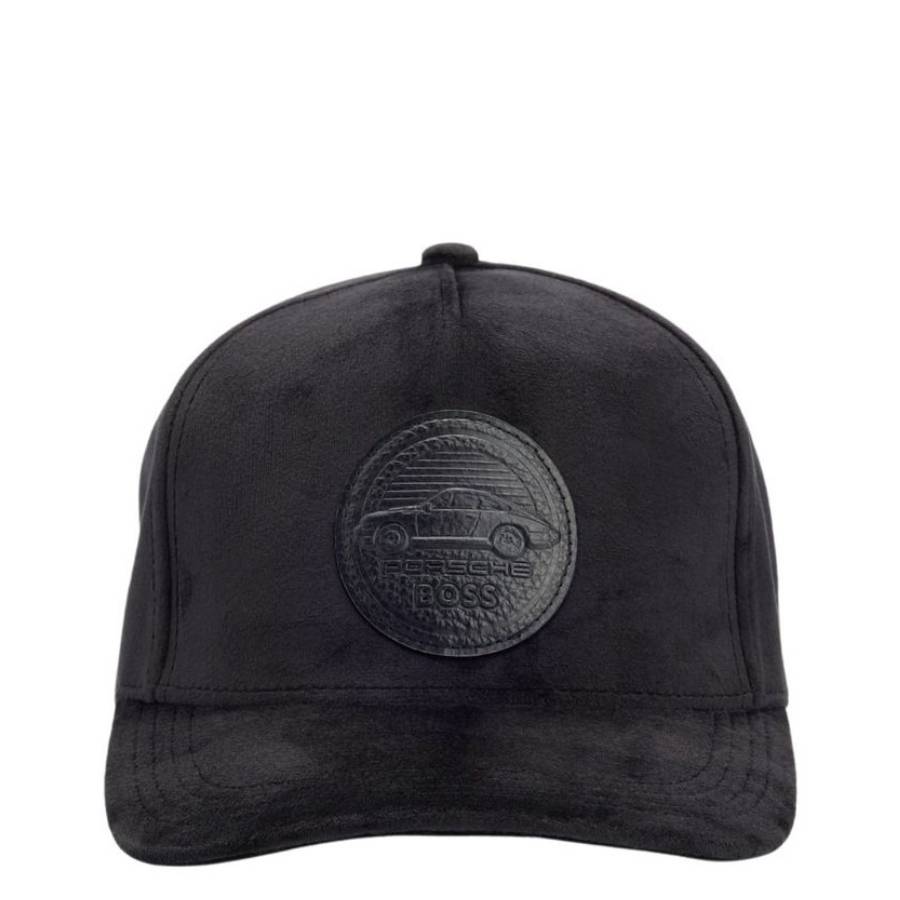 Hugo Boss Logo Patch Velvet Hat, Size One Size 50519563-001 ...