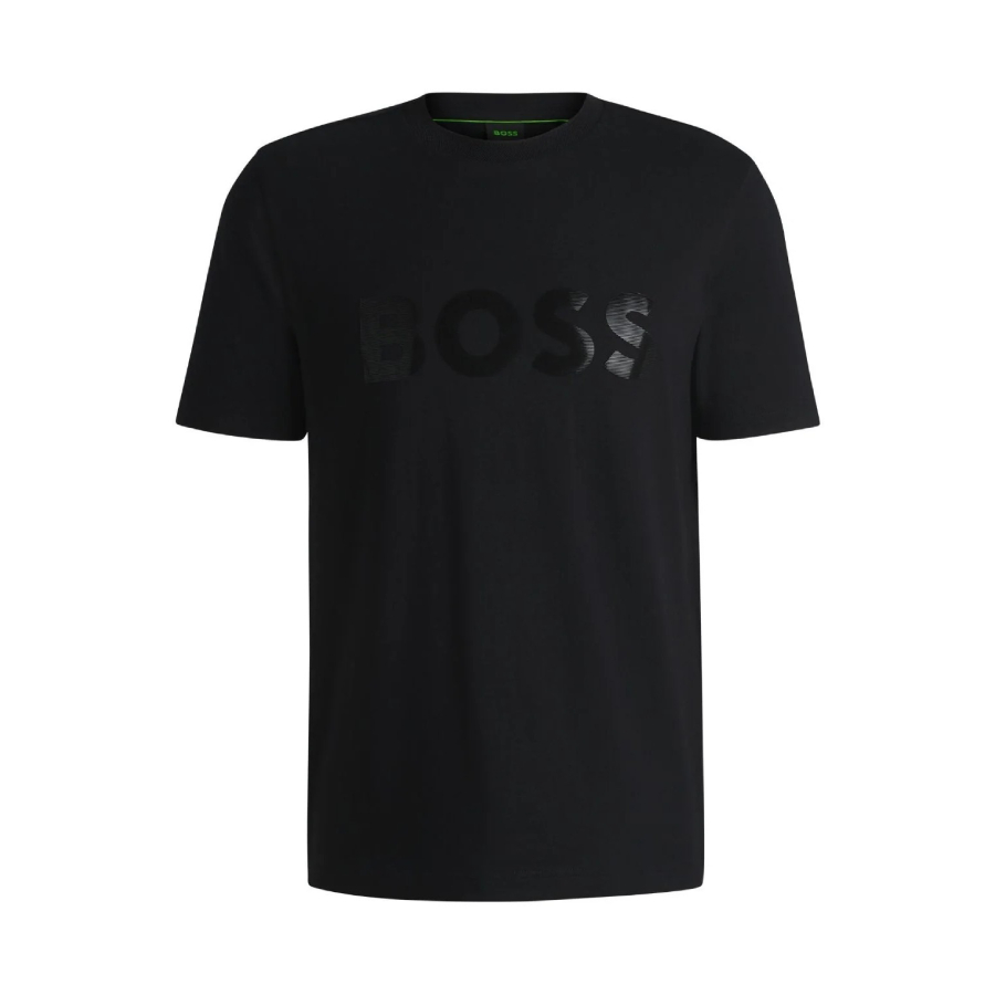 Hugo Boss Logo Print Cotton T-Shirt, Size Medium 50525087-001 ...
