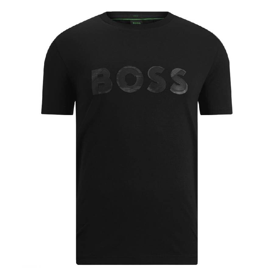 Hugo Boss Logo-Print Crew Neck Cotton T-Shirt, Size X-Large 50519365 ...
