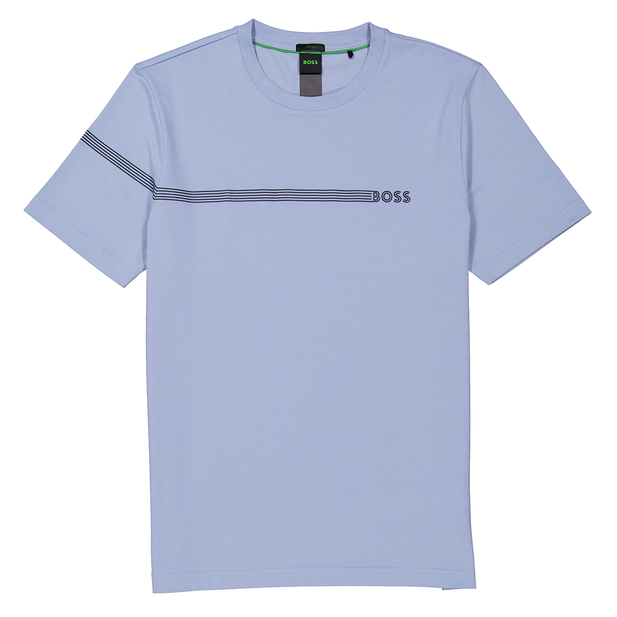 Hugo Boss Logo-Print Crew Neck T-Shirt, Size Large 50519343-498 ...