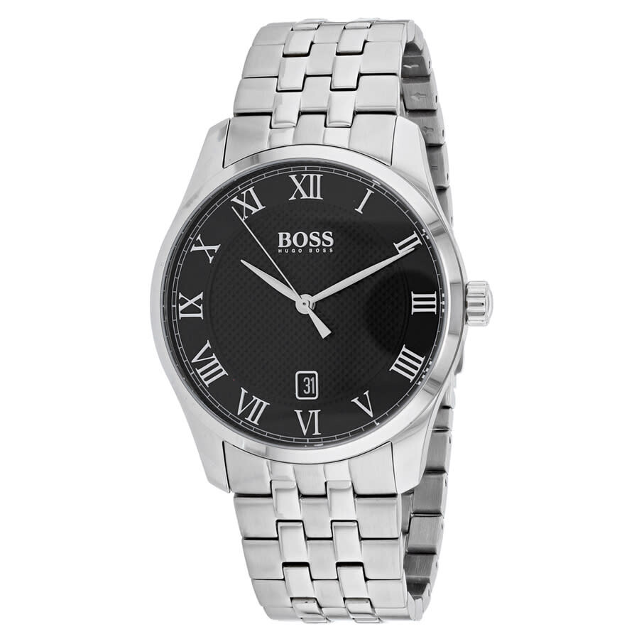Hugo Boss Master Quartz Black Dial Men's Watch 1513588 7613272271233 ...