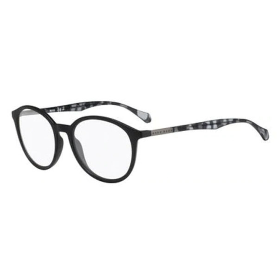 Hugo Boss Men's Black Round Eyeglass Frames 08260YV40052 762753204899 ...