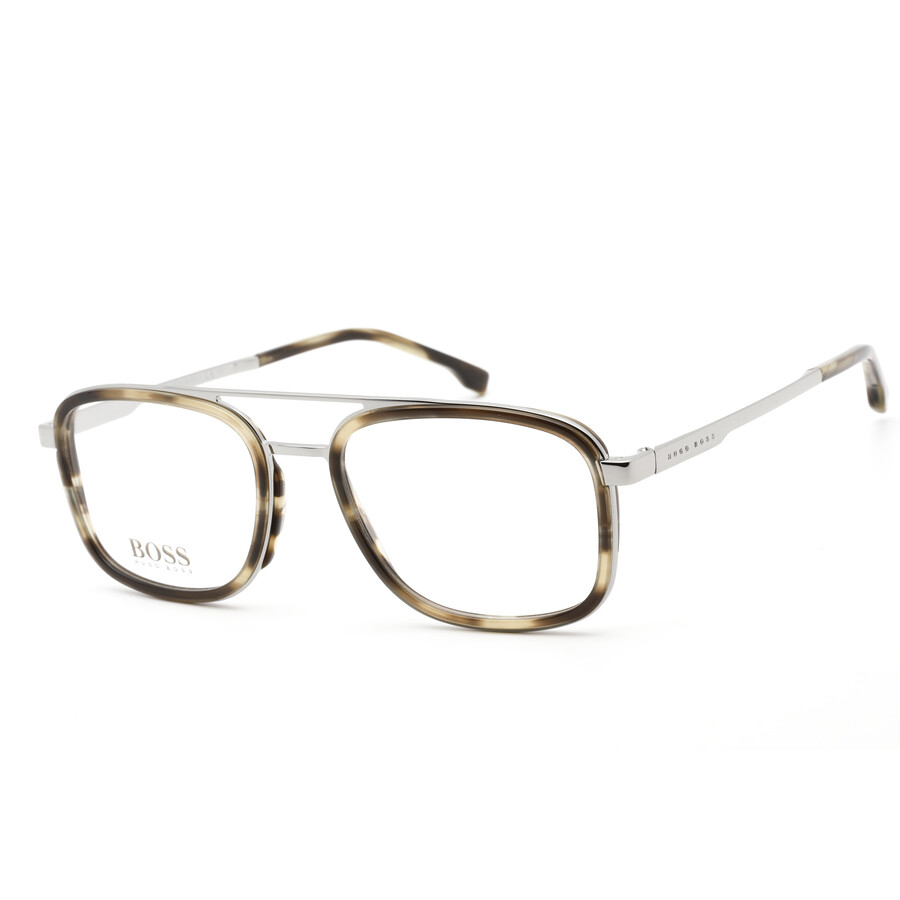 Hugo Boss Men's Brown Rectangular Eyeglass Frames BOSS125506C50054 ...