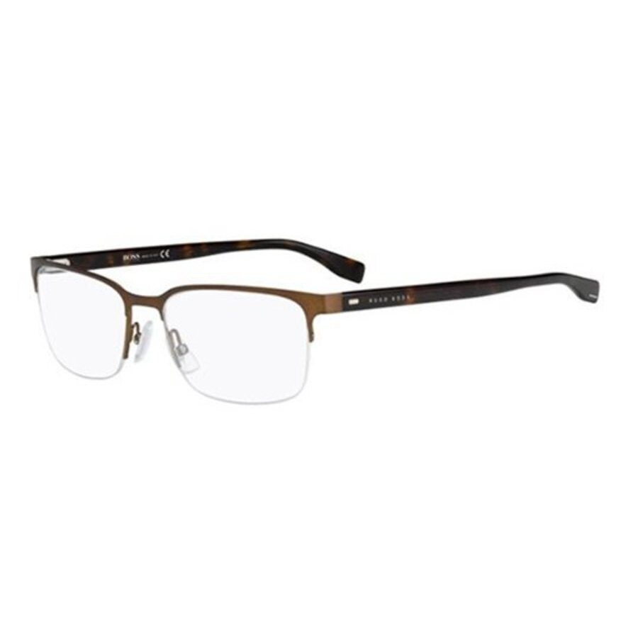 Hugo Boss Men's Brown Square Eyeglass Frames 06820Z0U0057 762753021526 ...