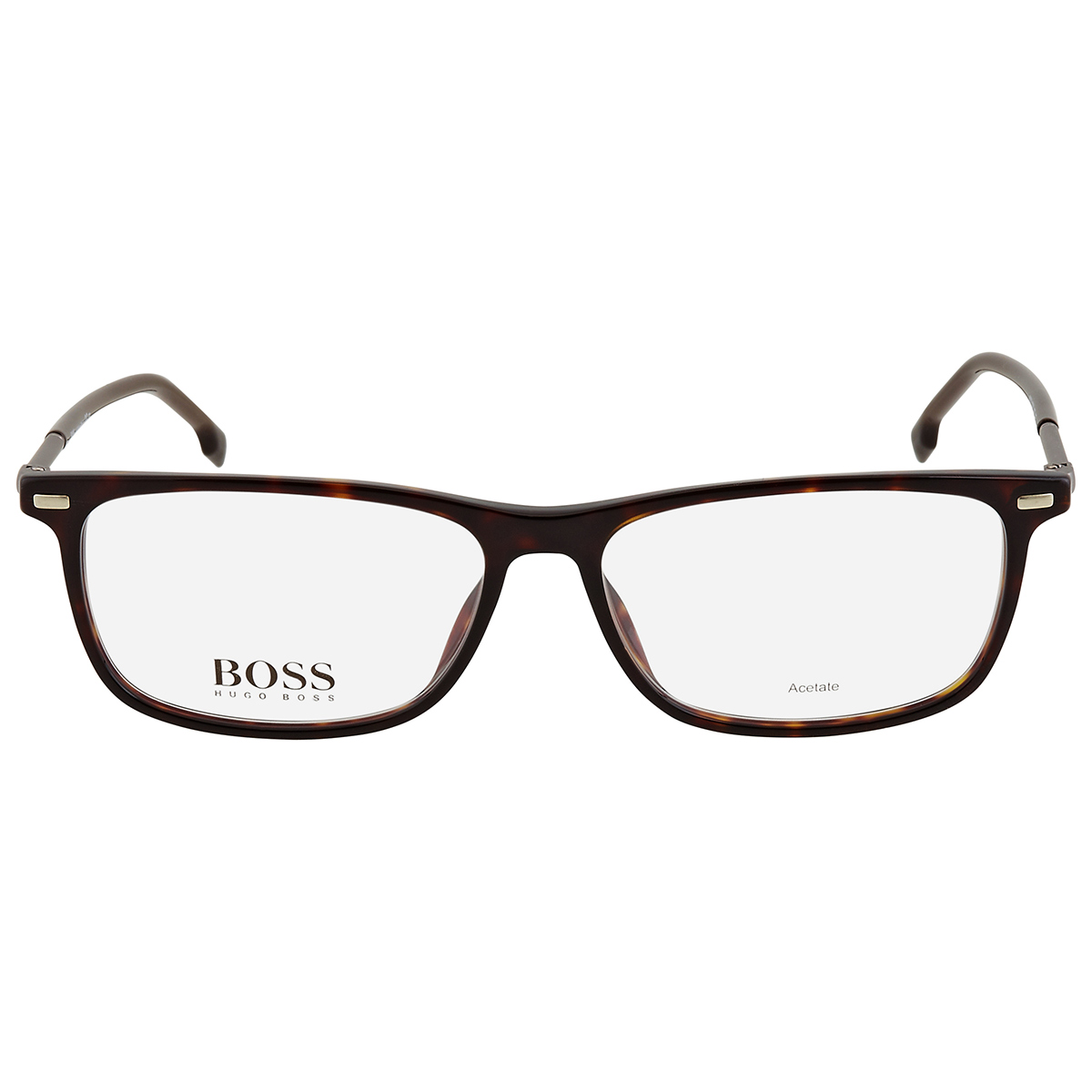 Hugo Boss Men's Tortoise Square Eyeglass Frames BOSS1229/U00860056 ...