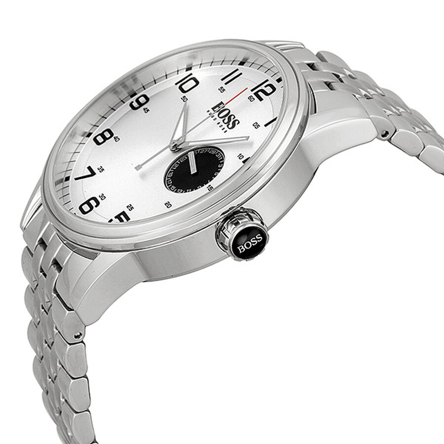 Hugo Boss Silver Dial Stainless Steel Men's Watch 1512791 - Hugo Boss ...