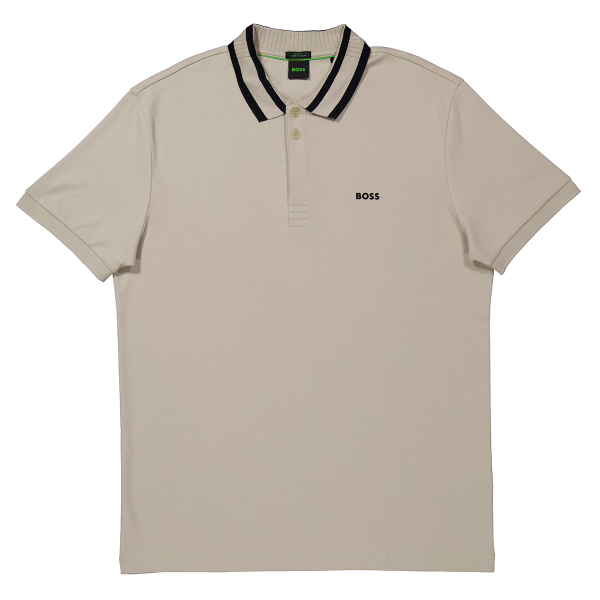 Hugo Boss Striped-Collar Cotton Polo Shirt, Size X-Large 50525172-271 ...