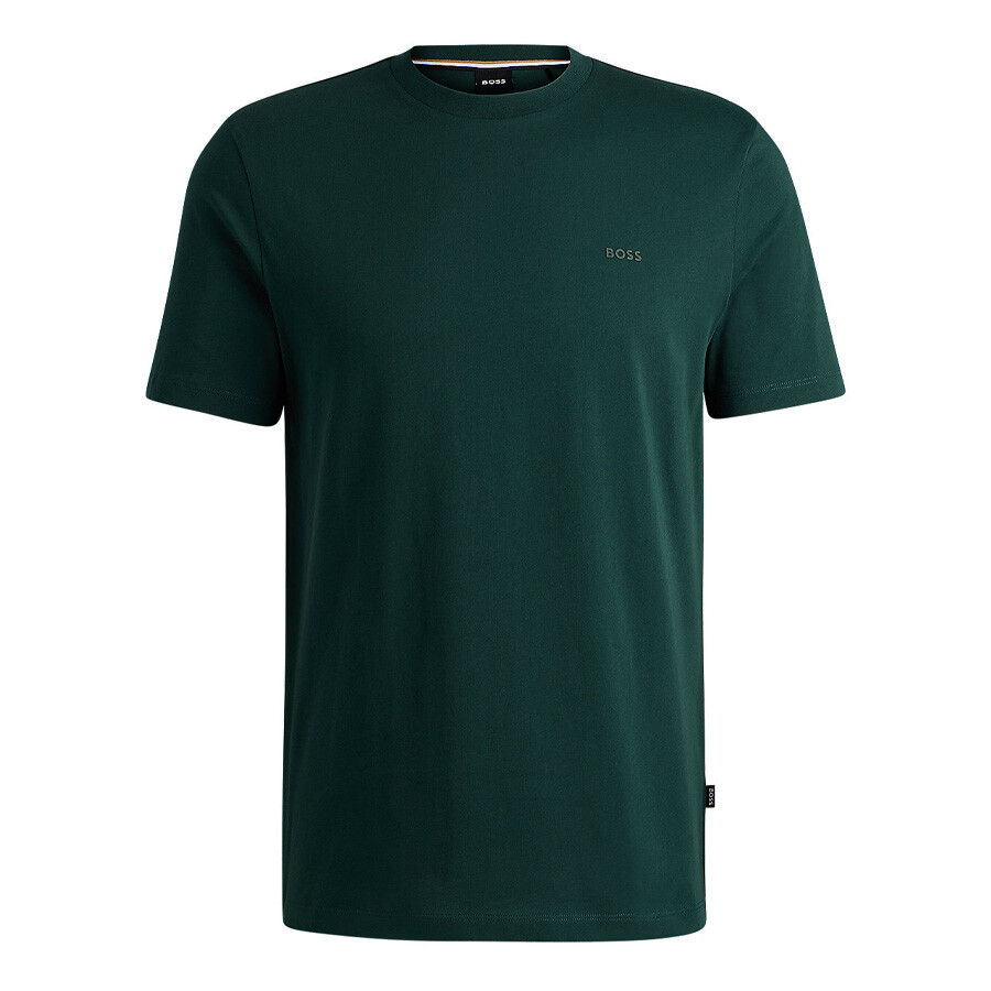 Hugo Boss Thompson Cotton-Jersey T-Shirt - Open Green, Size Medium ...