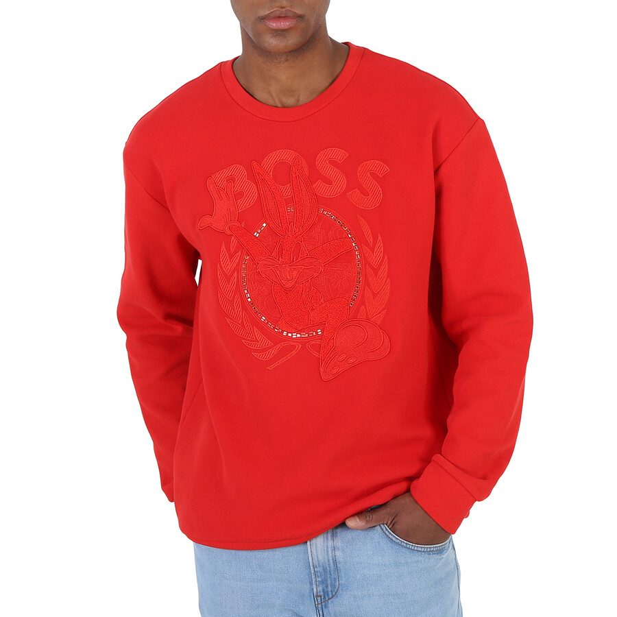 Hugo Boss X Looney Tunes Salbo Lunar Regular-Fit Sweatshirt, Size Large ...