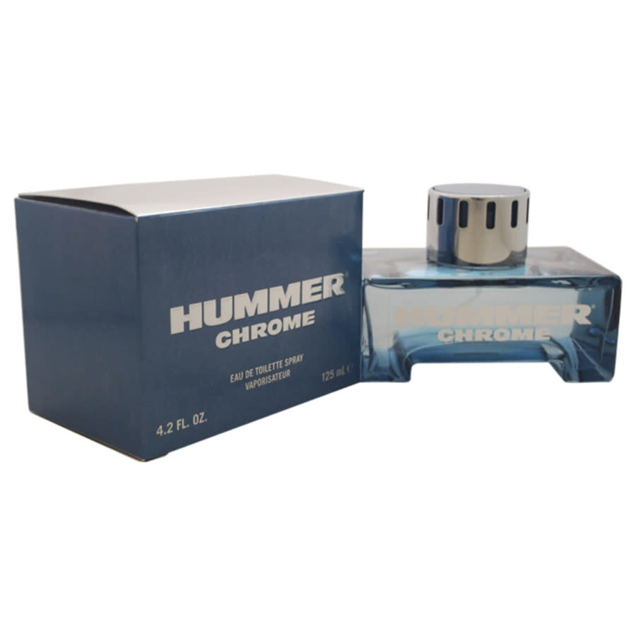 Hummer Chrome Men / Hummer EDT Spray 4.2 oz (125 ml) (m) 856515004213 ...