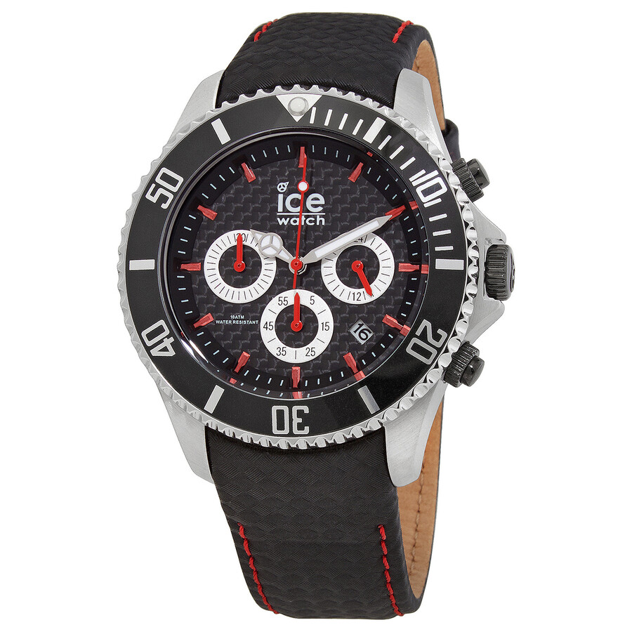 Ice-Watch Ice Chronograph Quartz Black Dial Men's Watch 017669 ...