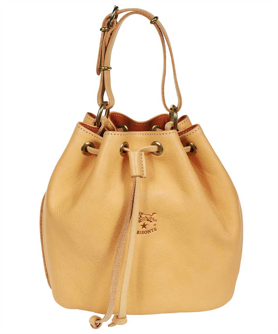 Il Bisonte Leather Bucket Bag BBU001PV0001_NA161B - Handbags - Jomashop
