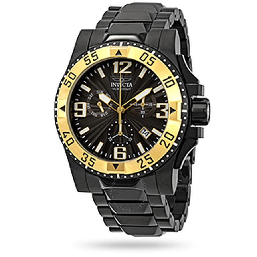 Invicta Excursion Chronograph Black Dial Men's Watch 23906 - Excursion ...