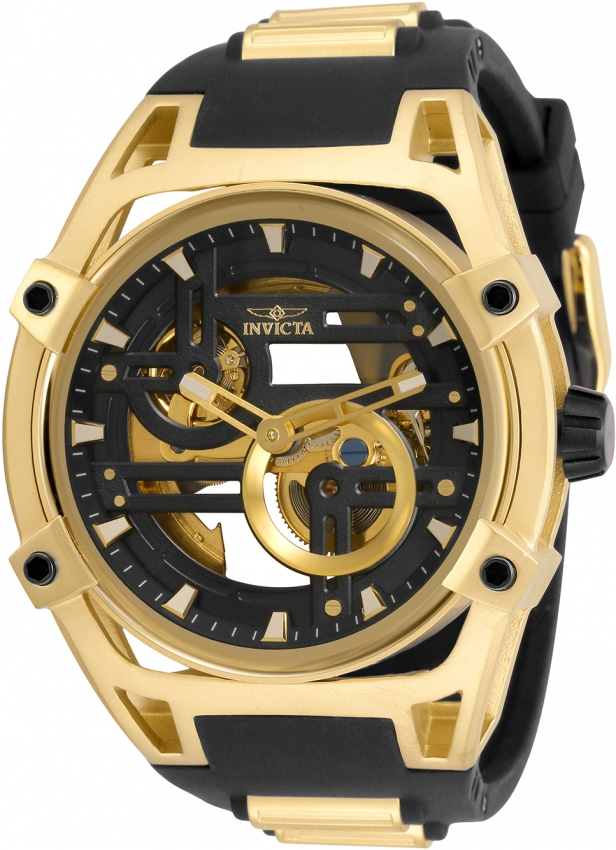 Invicta Akula Automatic Black Dial Black Silicone Men's Watch 32349 ...