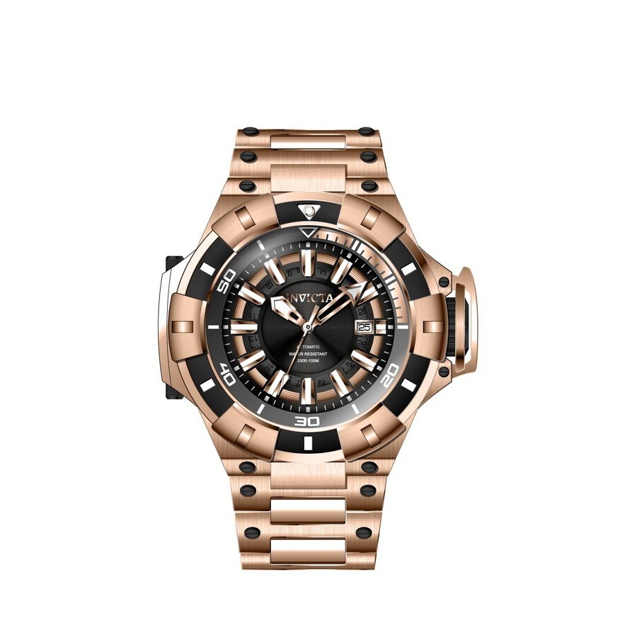 Invicta Akula Automatic Black Dial Men's Watch 31865 886678381036 ...