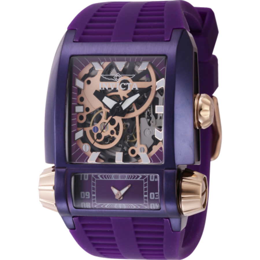 Invicta Akula Automatic Purple Dial Men's Watch 41733 886678558193 ...