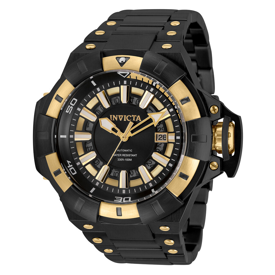 Invicta Akula Automatic Black Dial Men's Watch 31862 886678381005 ...