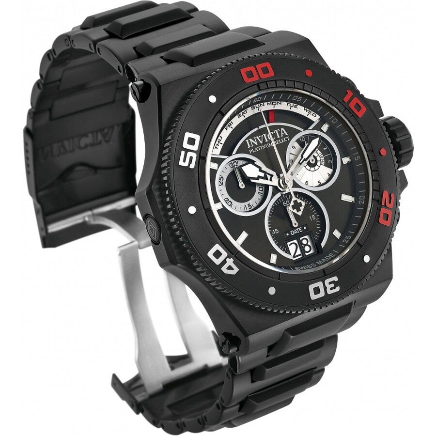 Invicta Akula Chronograph Black Dial Men's Watch 26049 - Akula ...