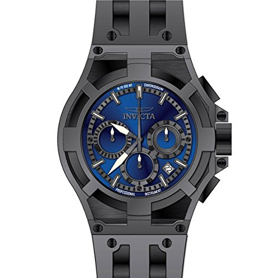 Invicta Akula Chronograph Blue Dial Men's Watch 22369 886678273942 ...