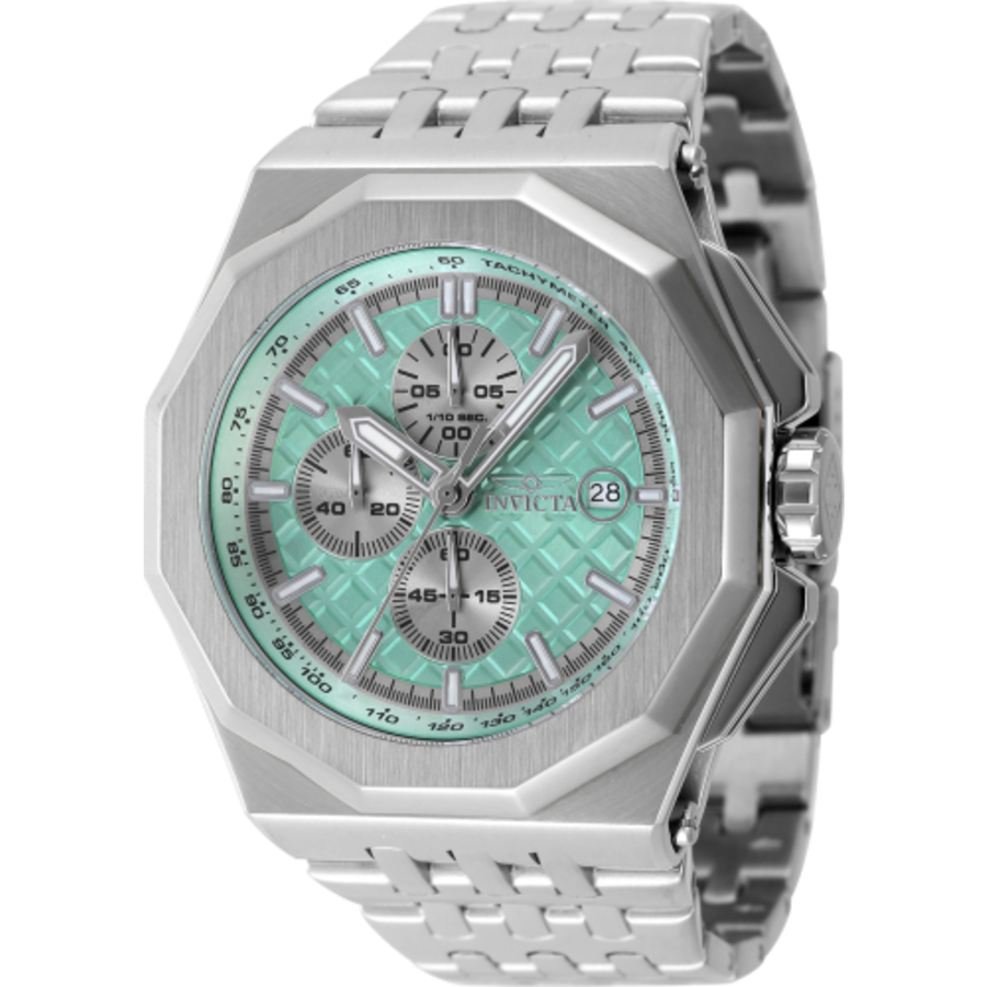 Invicta Akula Chronograph Date Quartz Turquoise Dial Men's Watch 47389 ...
