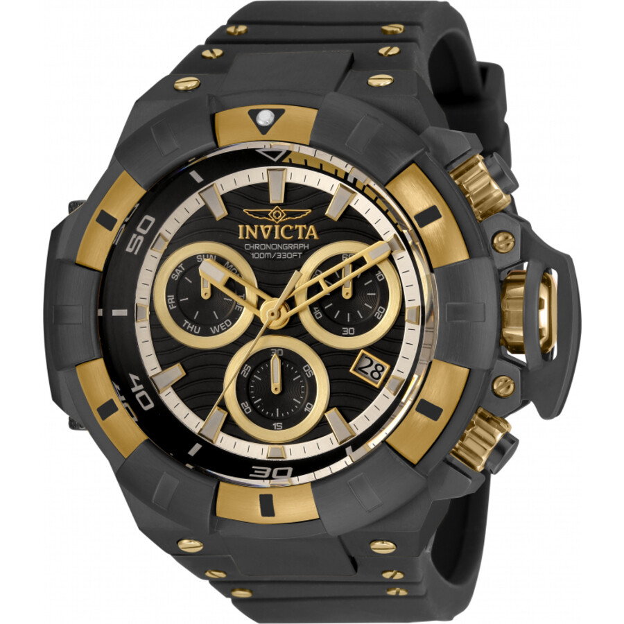 Invicta Akula Chronograph Quartz Black Dial Men's Watch 31895 ...