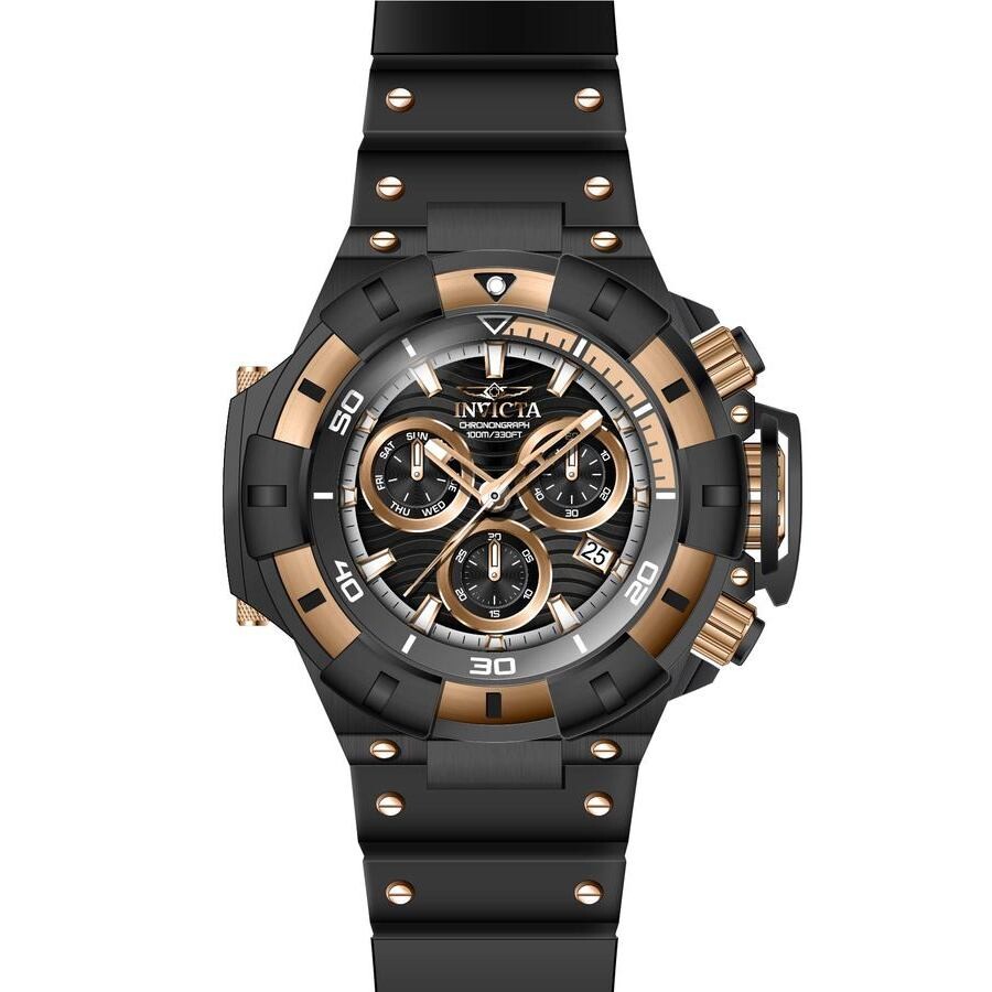 Invicta Akula Chronograph Quartz Black Dial Men's Watch 31896 ...