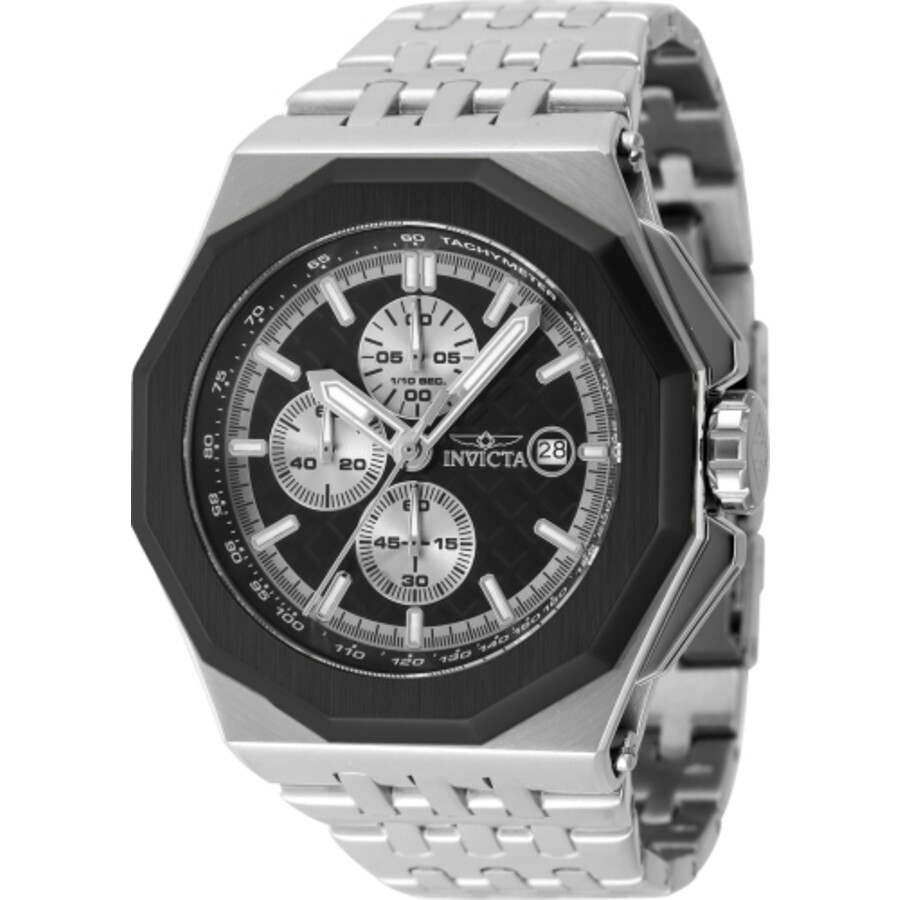 Invicta Akula Chronograph Quartz Black Dial Men's Watch 47390 ...