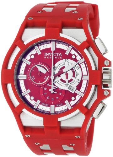 Invicta Akula Chronograph Red Dial Men's Watch 0634 843836006347 ...