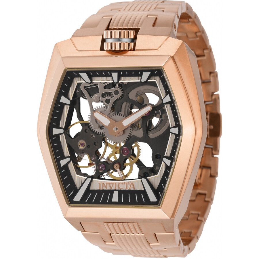 Invicta Akula Hand Wind Black Dial Men's Watch 44014 886678584734 ...