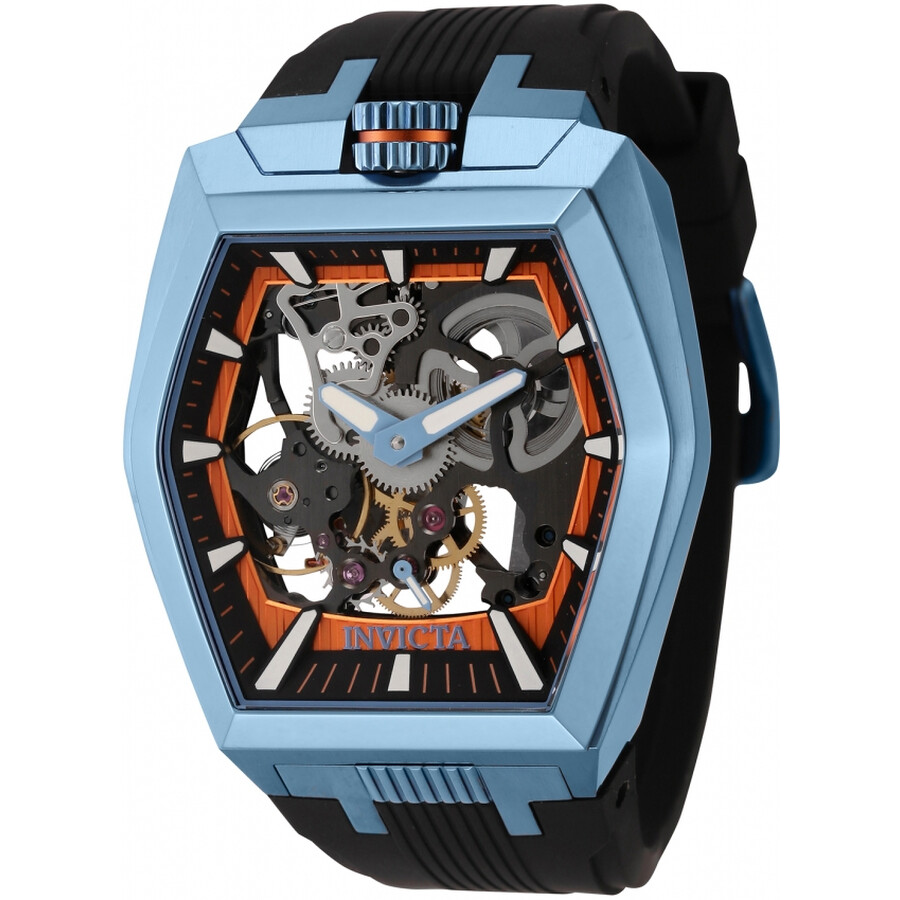 Invicta Akula Hand Wind Black Dial Men's Watch 44021 886678584802 ...