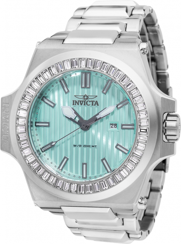 Invicta Akula Quartz Crystal Light Blue Dial Men's Watch 49133 ...