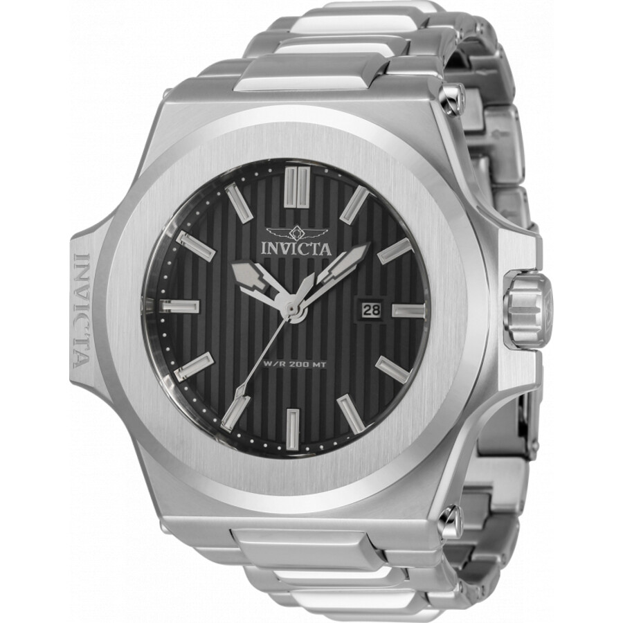 Invicta Akula Quartz Gunmetal Dial Men's Watch 34730 886678415298 ...